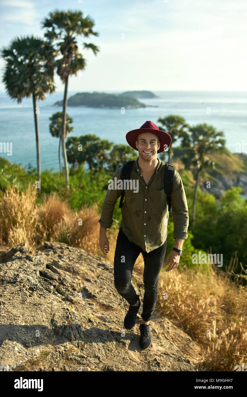 Tourist exploring new location Stock Photo - Alamy