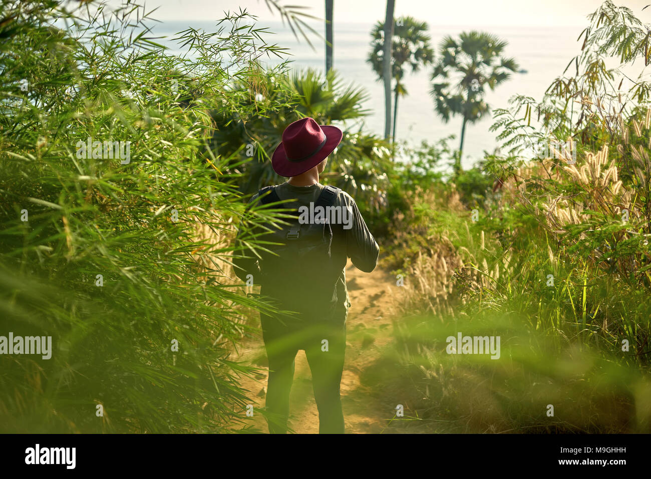 Tourist exploring new location Stock Photo - Alamy