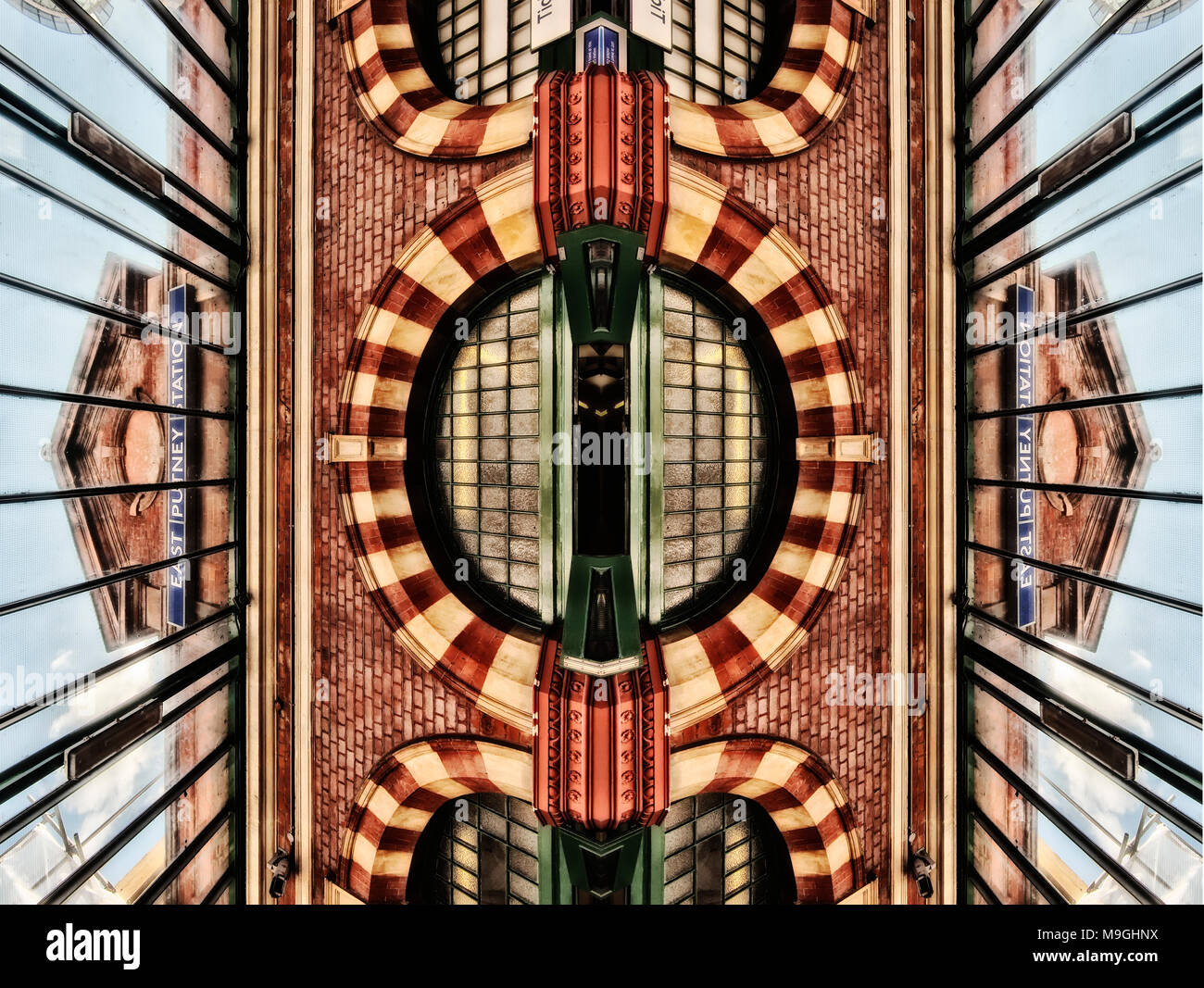 London Underground Tube Station: East Putney Stock Photo - Alamy