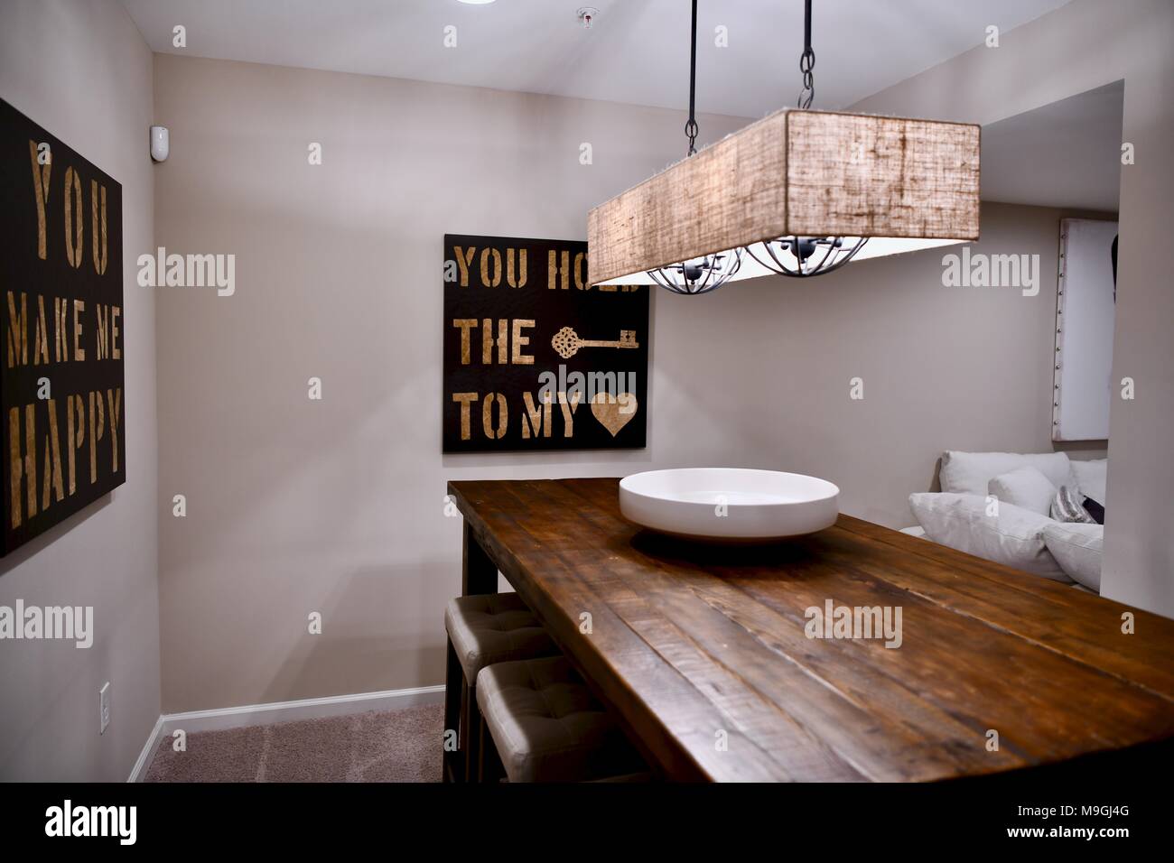 Modern home interior Stock Photo - Alamy