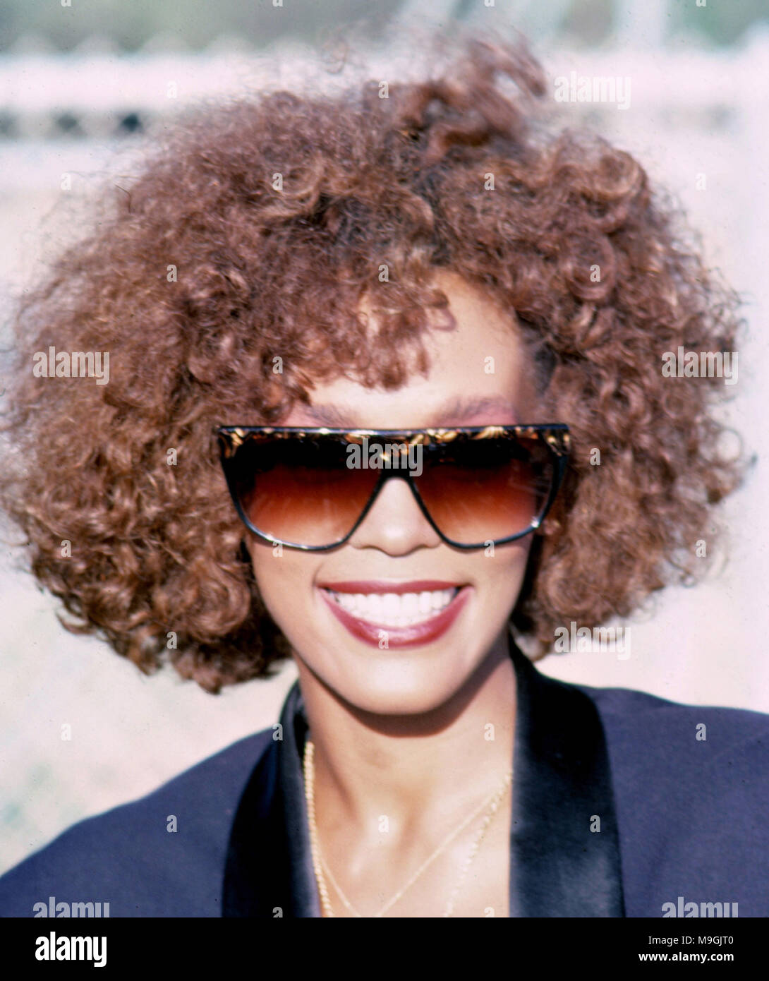 Whitney Houston attending Barbra Streisand's 'One Voice' Concert in ...