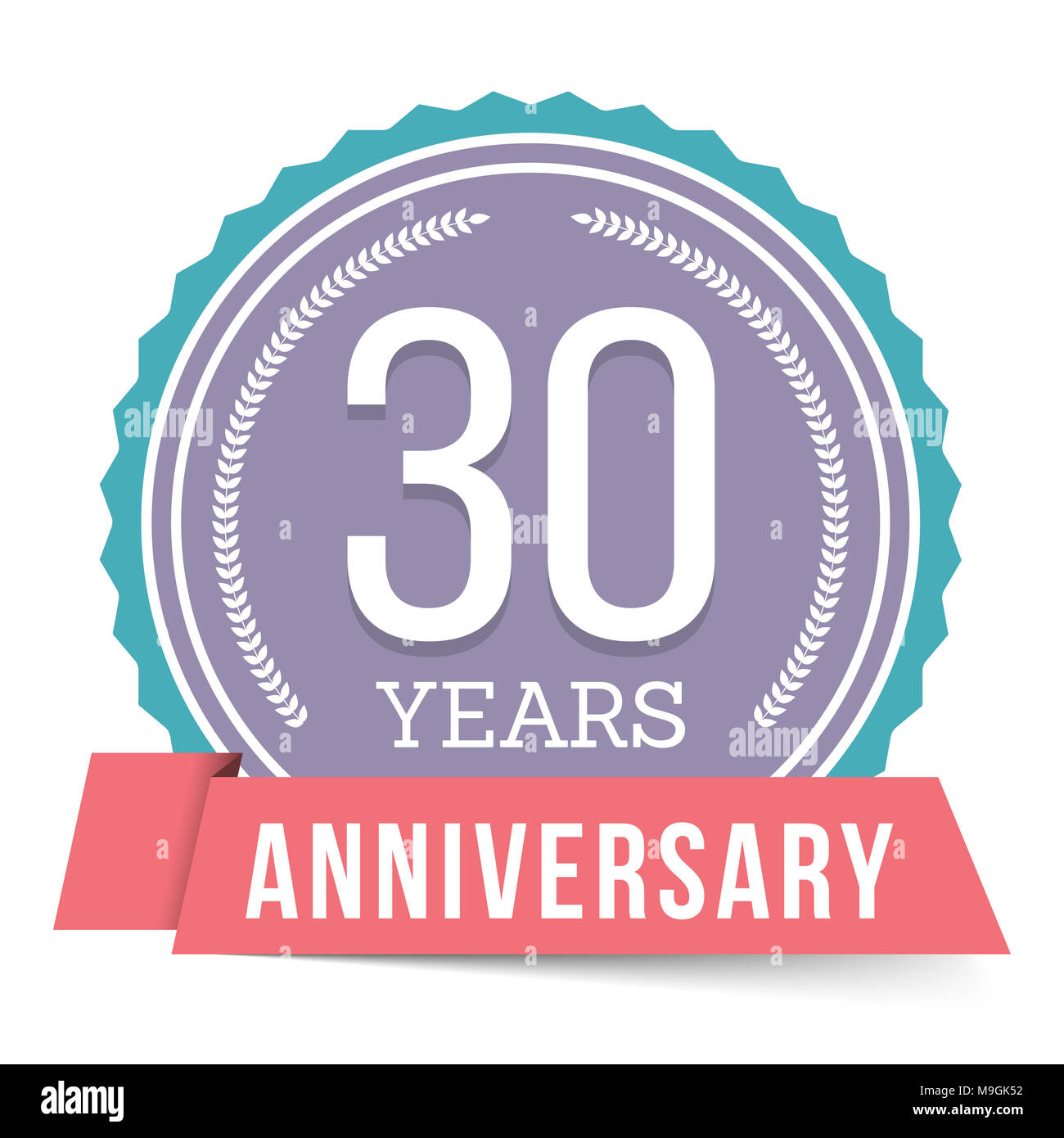 30 years anniversary Cut Out Stock Images & Pictures - Alamy