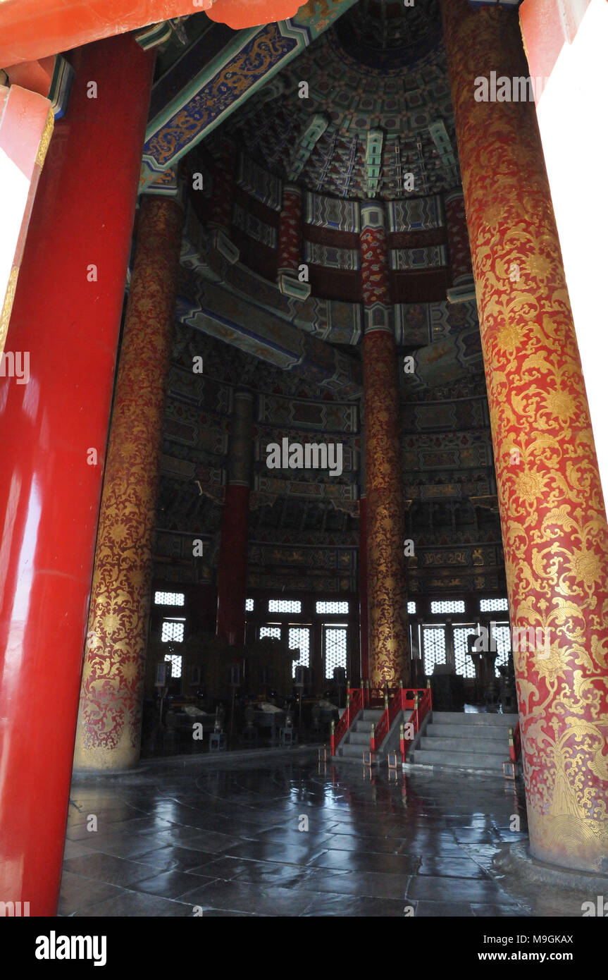 Inside temple of heaven beijing hi-res stock photography and images - Alamy