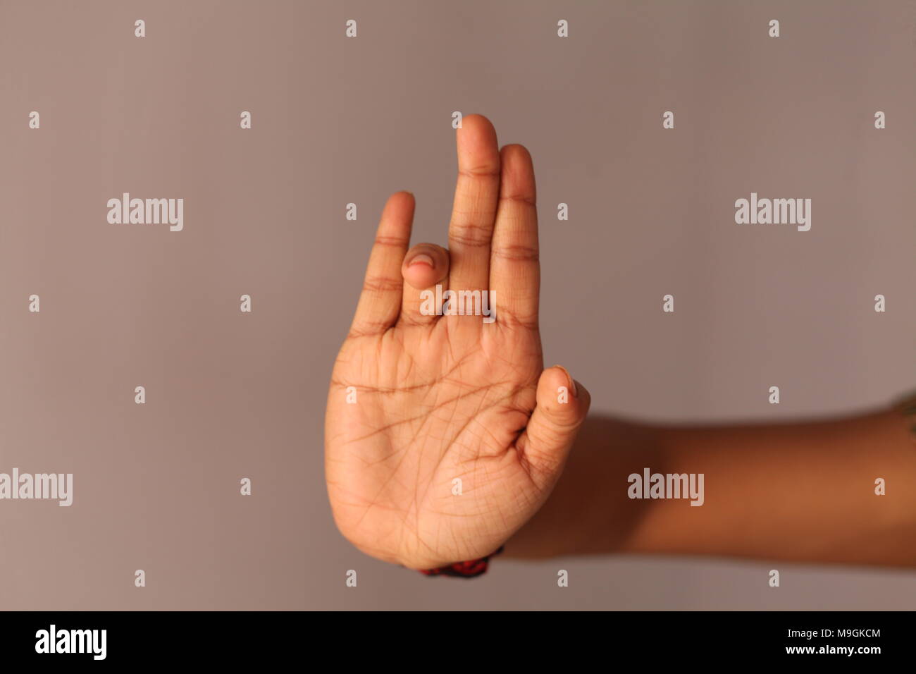 mudra or hand gesture used in indian classical dance Stock Photo - Alamy