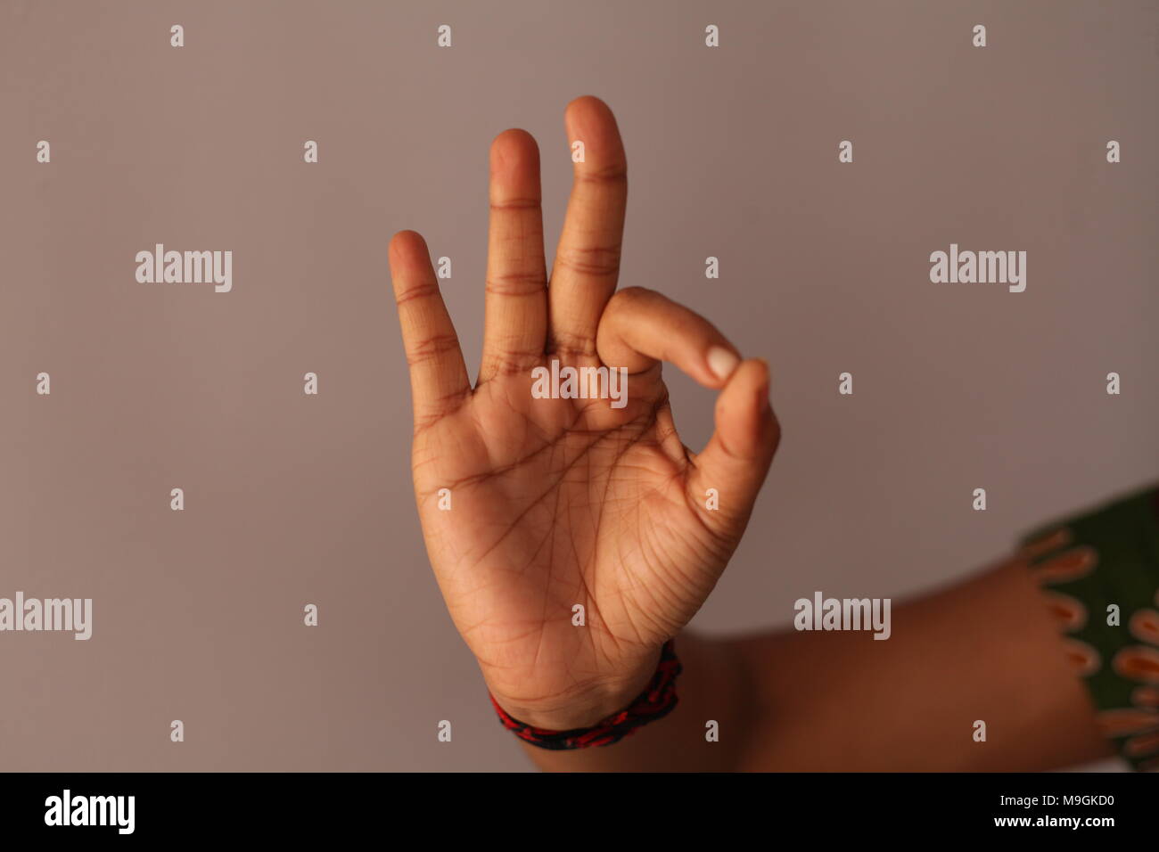 mudra or hand gesture used in indian classical dance Stock Photo - Alamy
