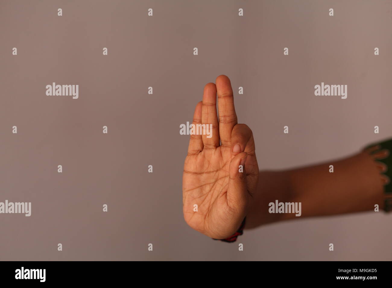 mudra or hand gesture used in indian classical dance Stock Photo - Alamy