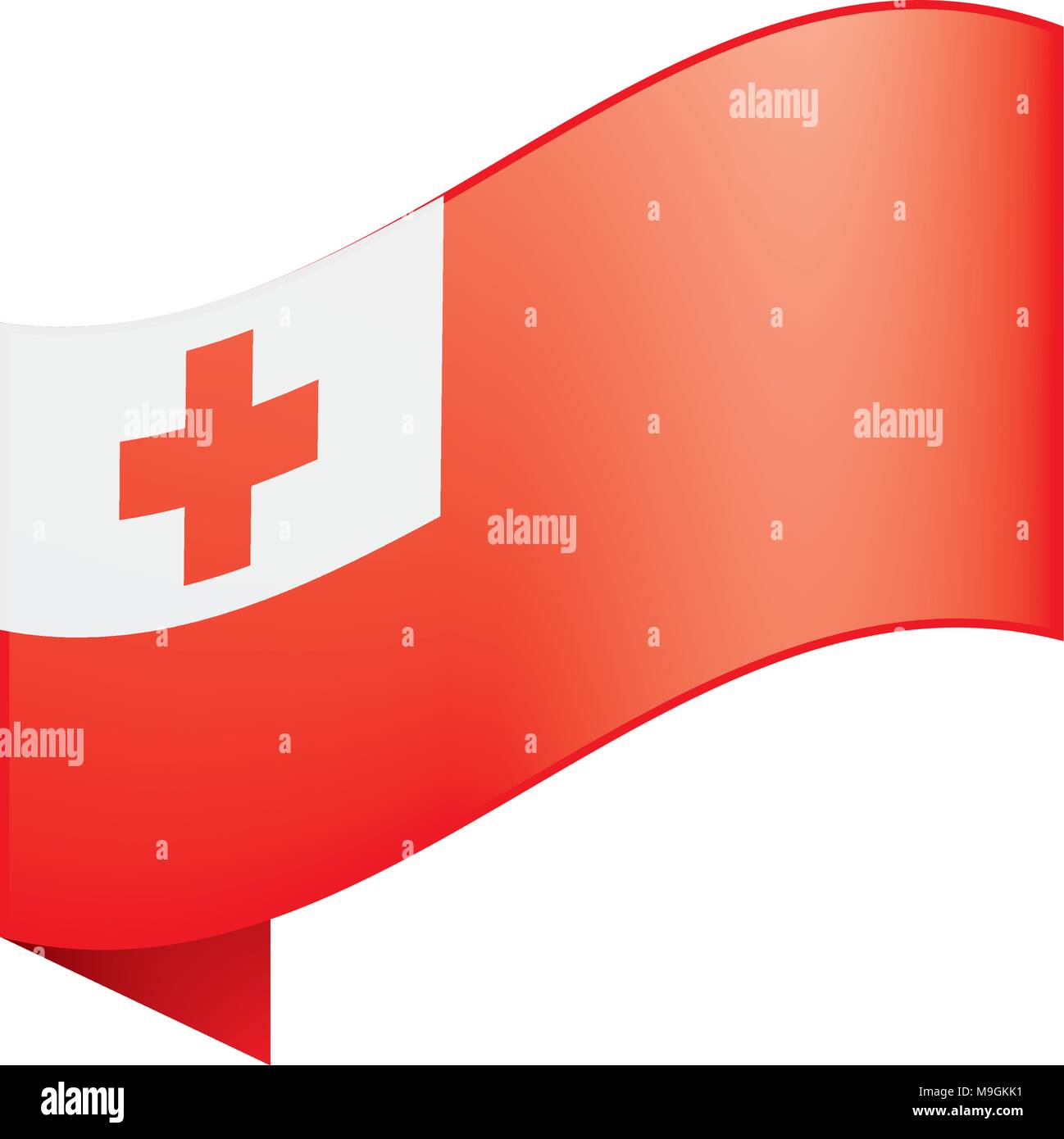 Tonga flag, vector illustration Stock Vector Image & Art - Alamy