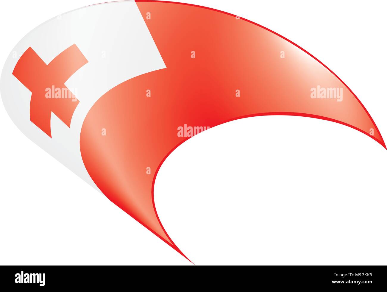 Tonga flag, vector illustration Stock Vector Image & Art - Alamy