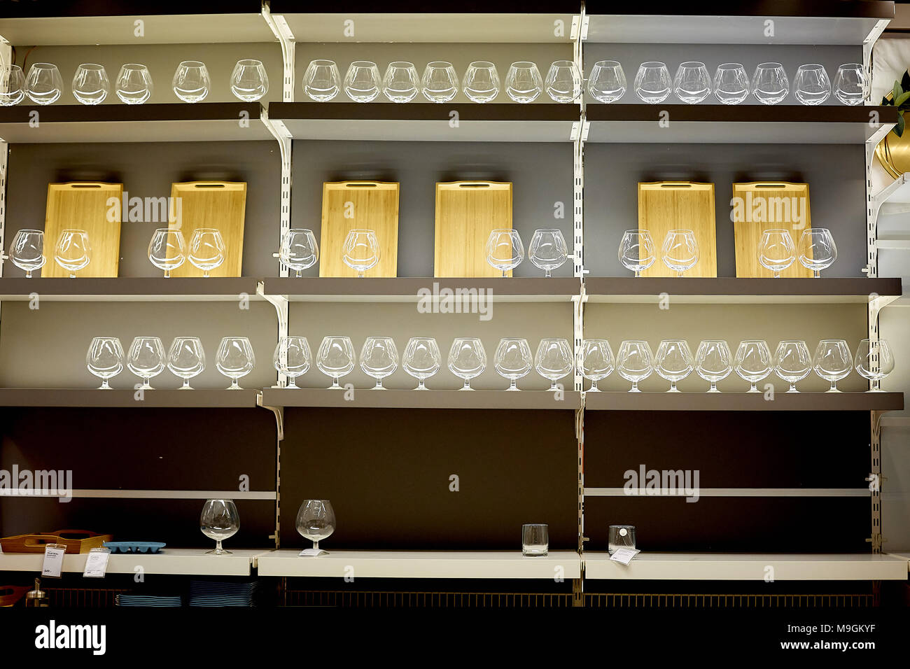 SAMARA, RUSSIA - MARCH 25 , 2018: Interior of the Ikea store . IKEA is ...