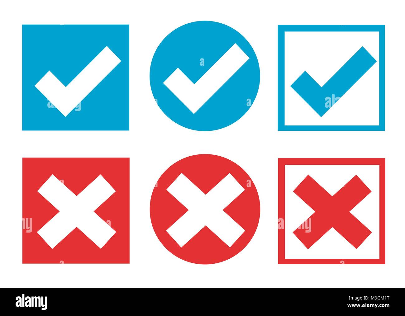 vector check mark icons Stock Vector Image & Art - Alamy