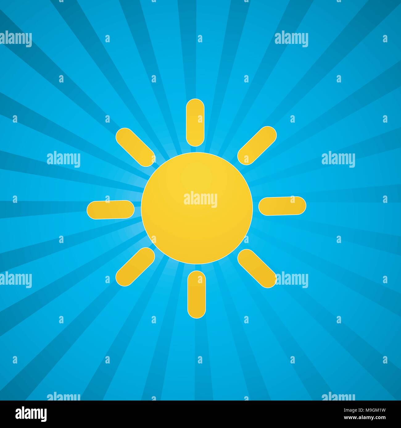 Vector illustration of sunrise sun Stock Vector Image & Art - Alamy