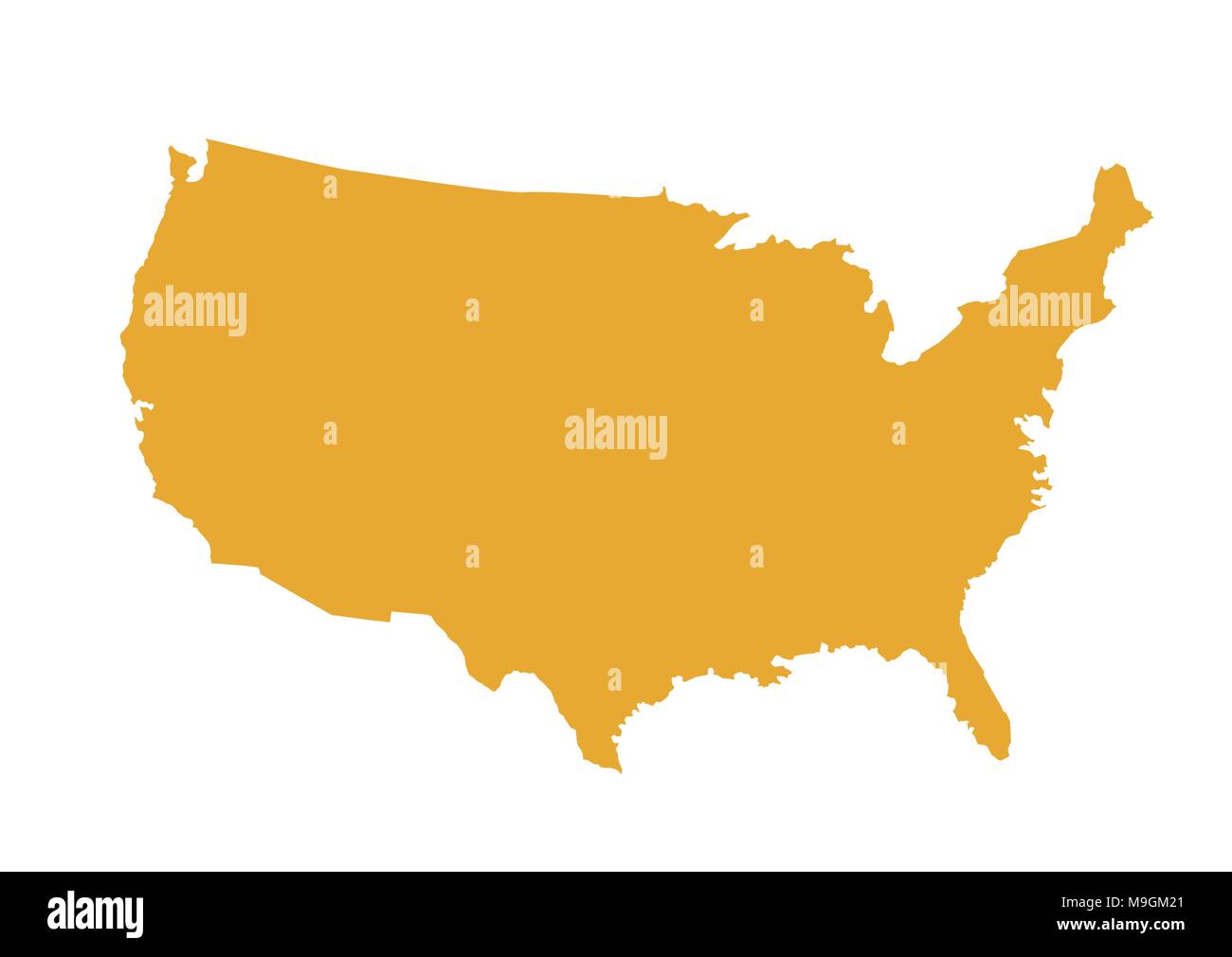 USA map vector illustration Stock Vector Image & Art - Alamy