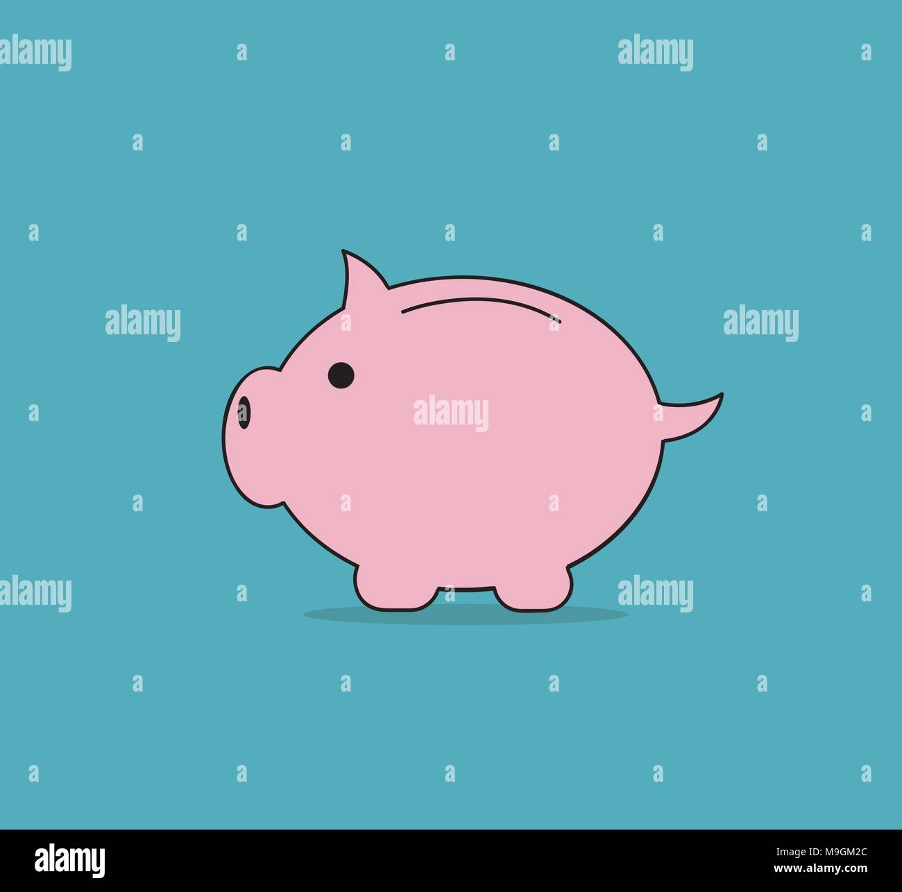 Piggy bank concept for safe investment, finance for protection Stock ...