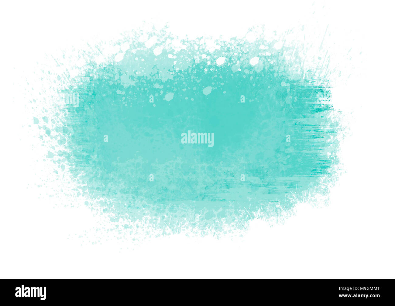 Light blue water color patches graphic brush strokes effect background ...
