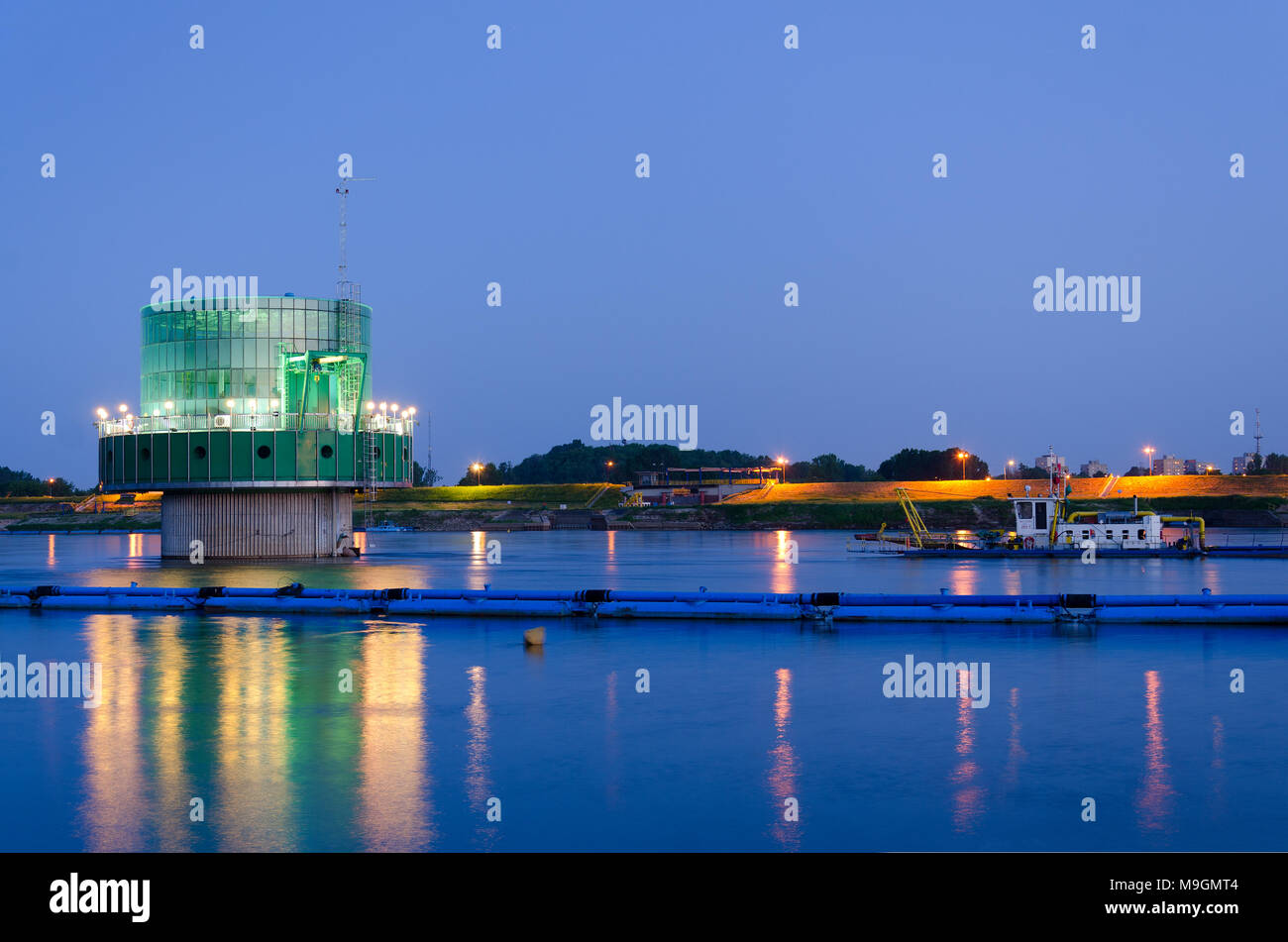 Raw water collection point called 'Gruba Kaska', located in a middle of ...