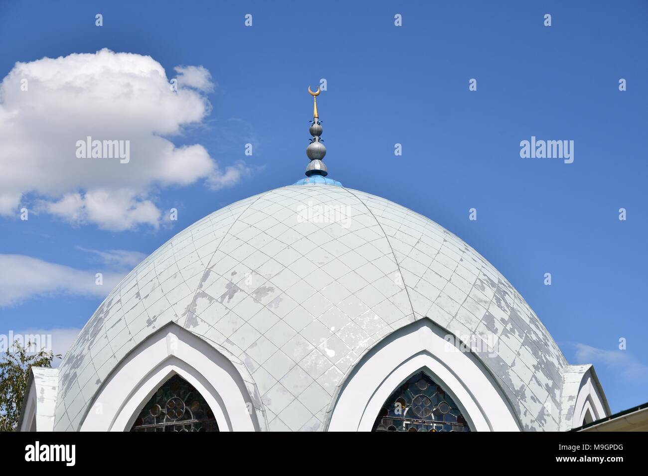 Muslim mosque is an architectural structure for Muslim prayers Stock ...
