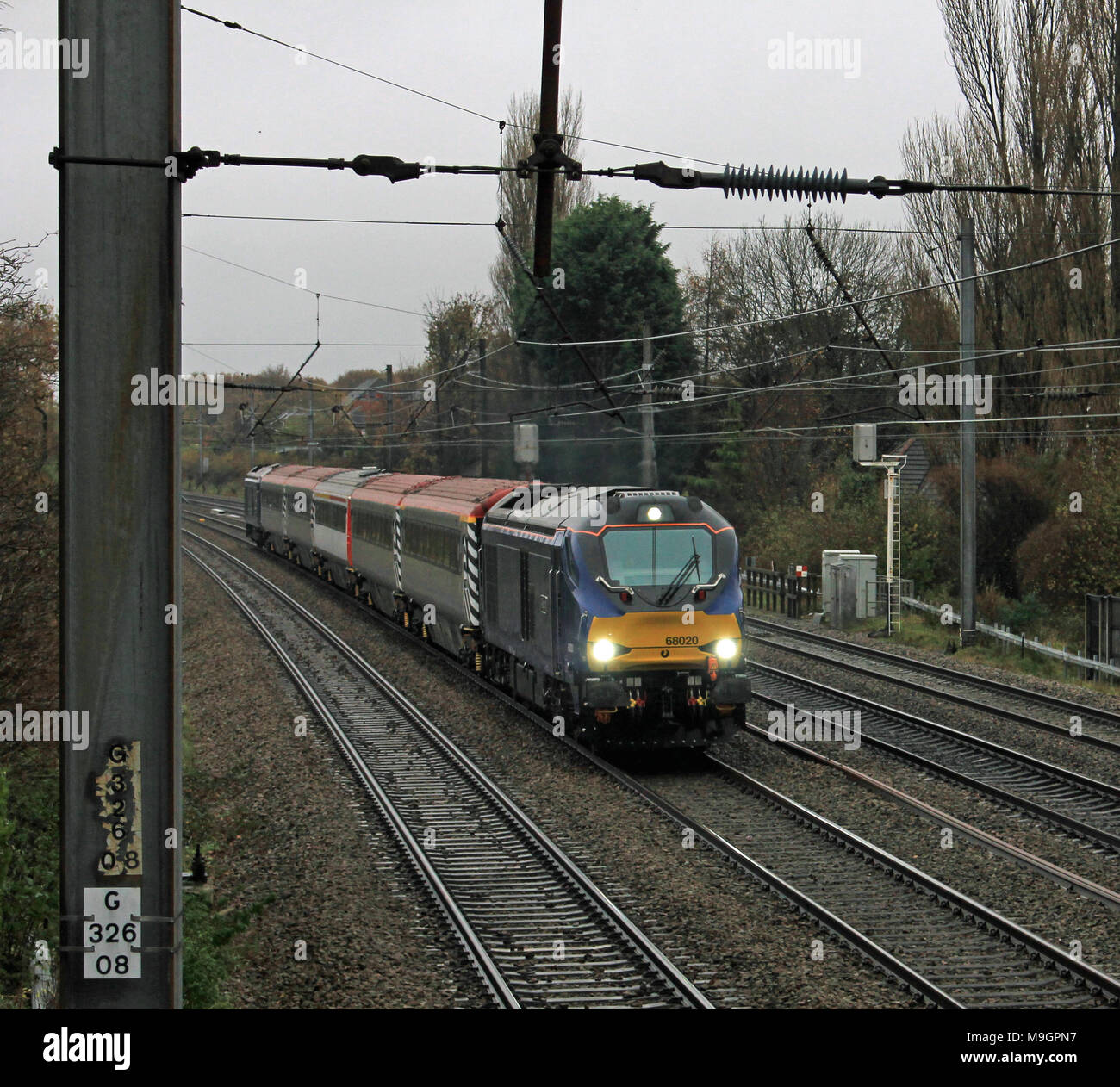 Direct Rail Services diesel locomotive named “Resolution” travelling up ...