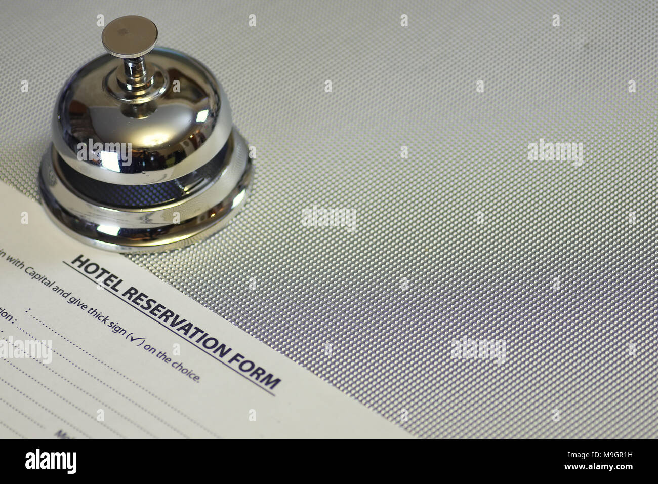 reservation of the hotel room Stock Photo - Alamy