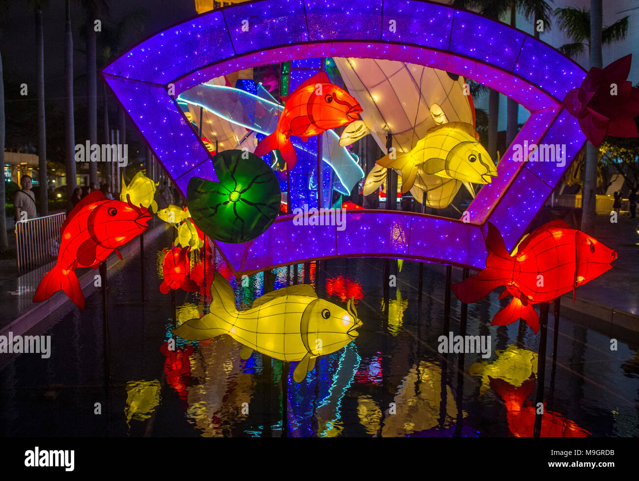 The Spring Lantern exhibition in Hong kong Stock Photo - Alamy