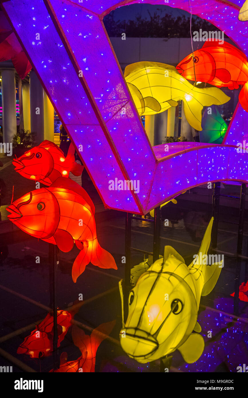 The Spring Lantern exhibition in Hong kong Stock Photo - Alamy