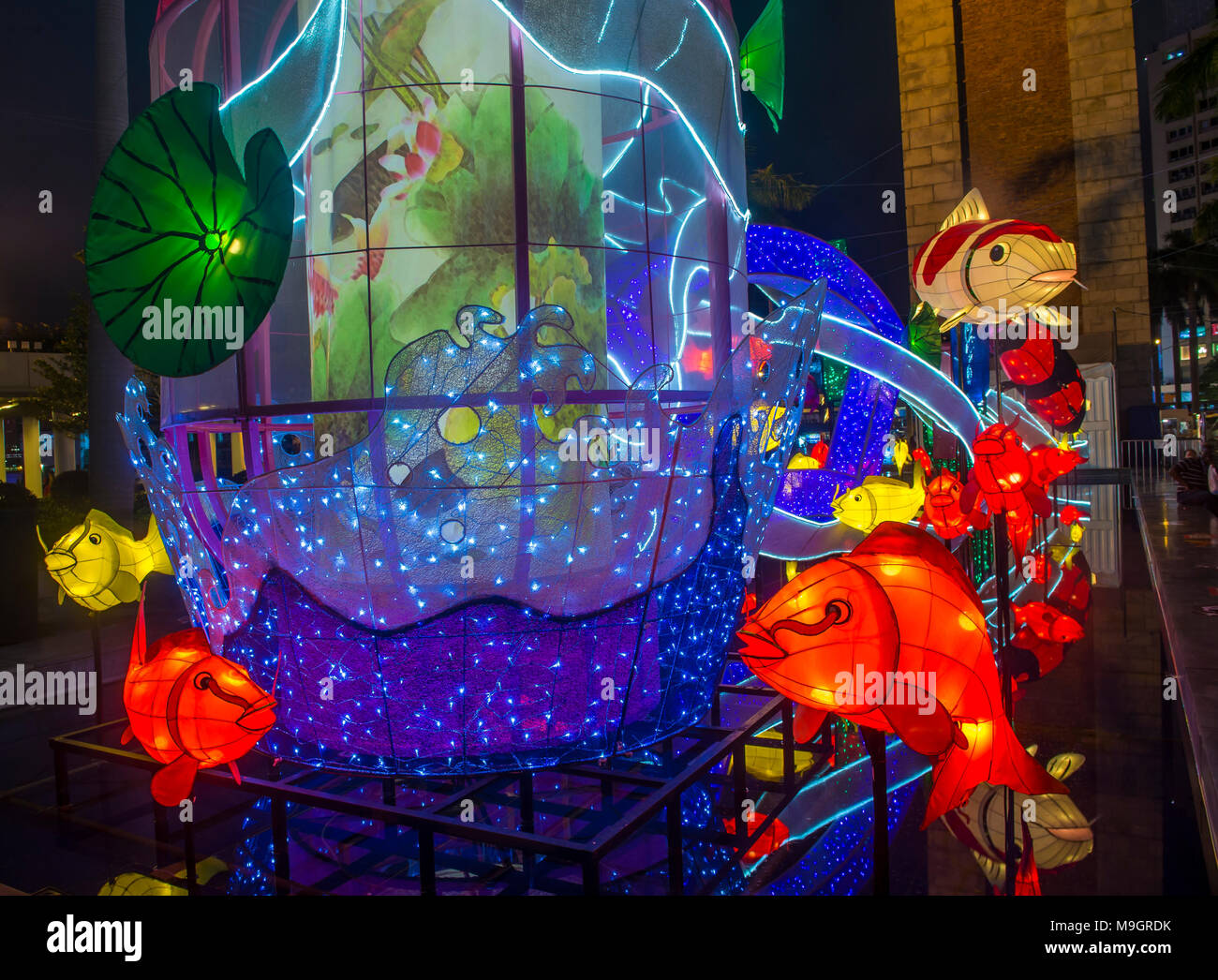 The Spring Lantern exhibition in Hong kong Stock Photo - Alamy