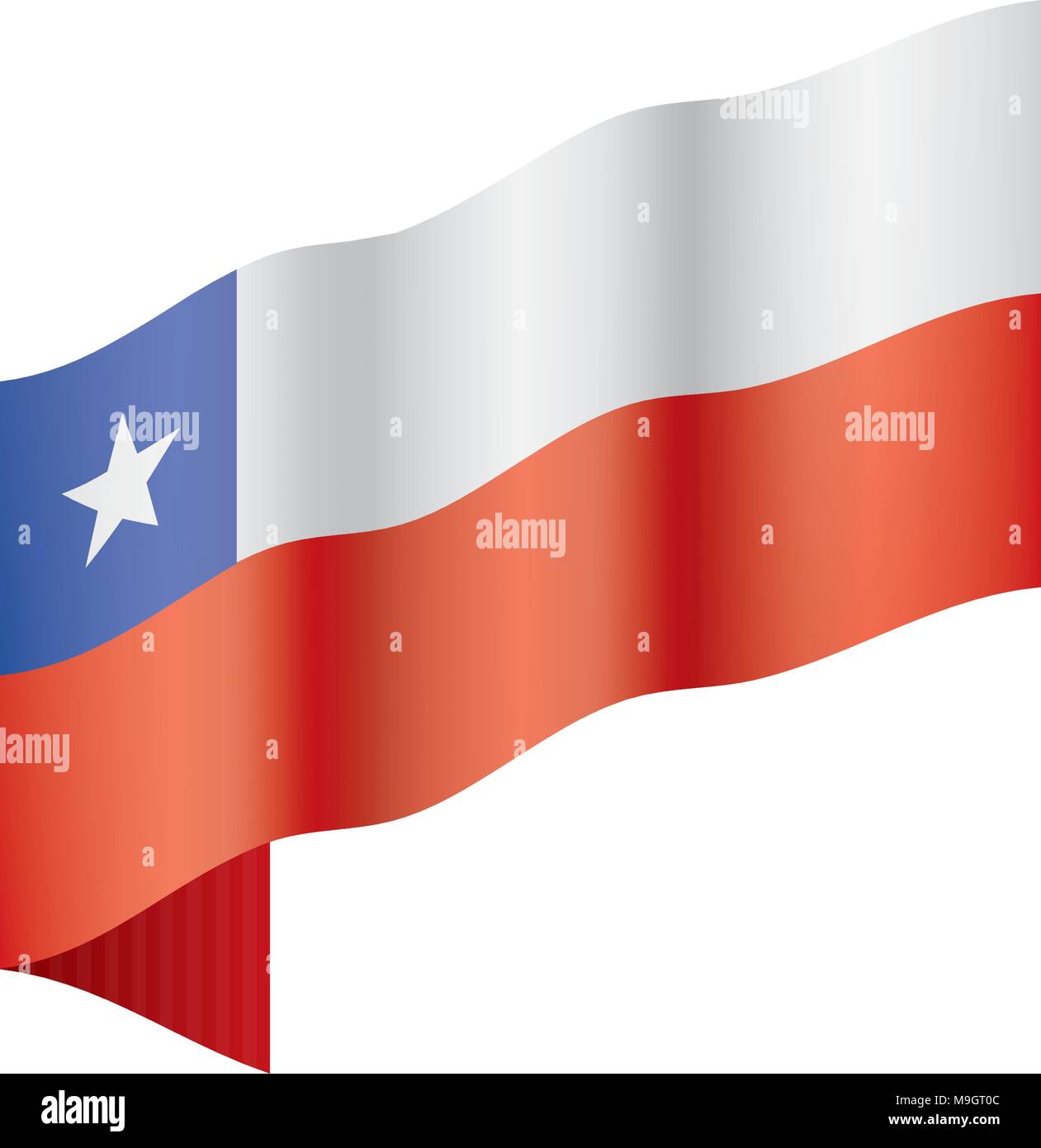 Chile flag, vector illustration Stock Vector Image & Art - Alamy