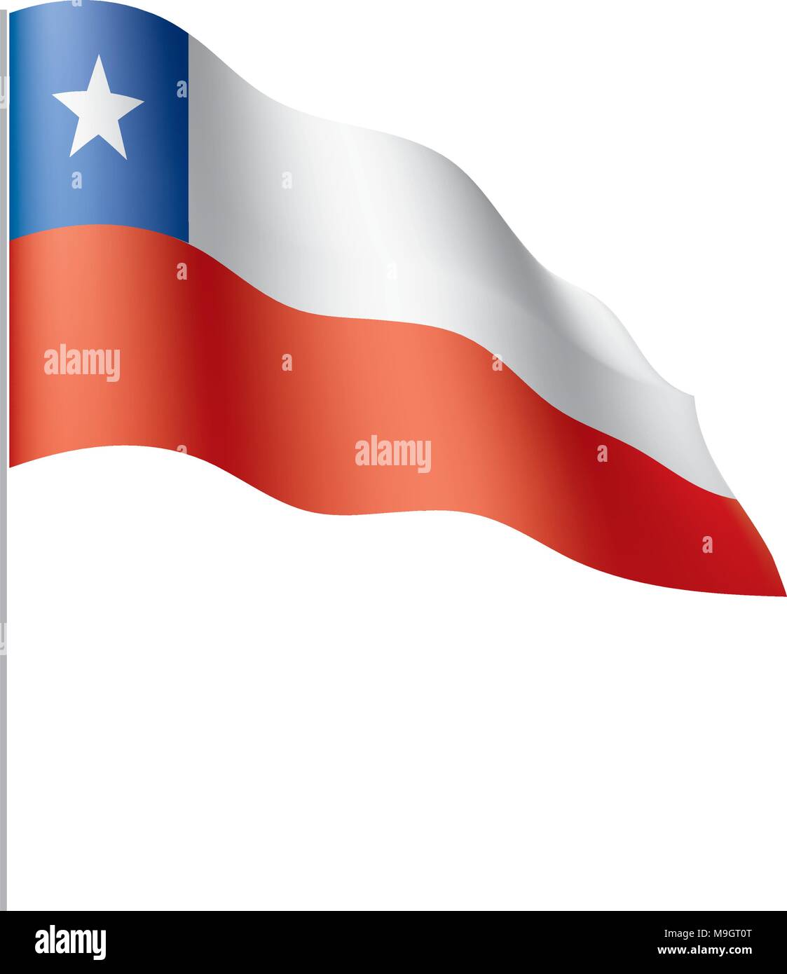 Chile flag, vector illustration Stock Vector Image & Art - Alamy