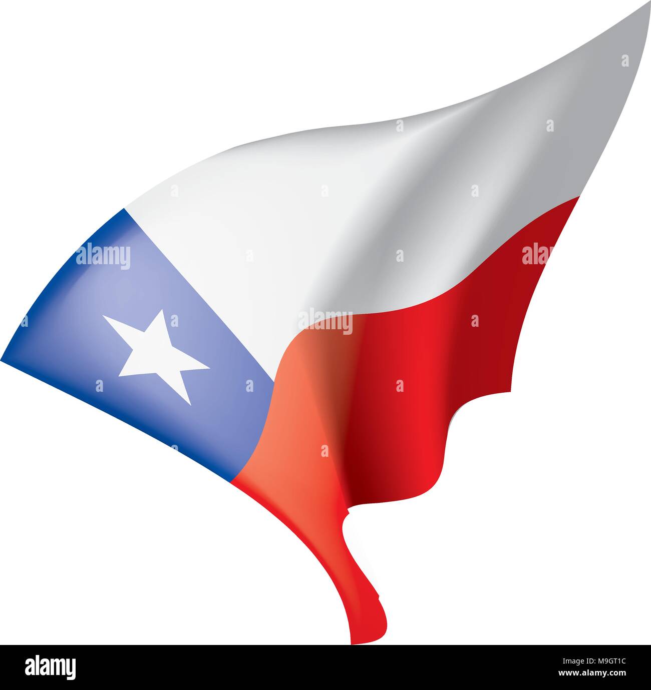 Chile flag, vector illustration Stock Vector Image & Art - Alamy