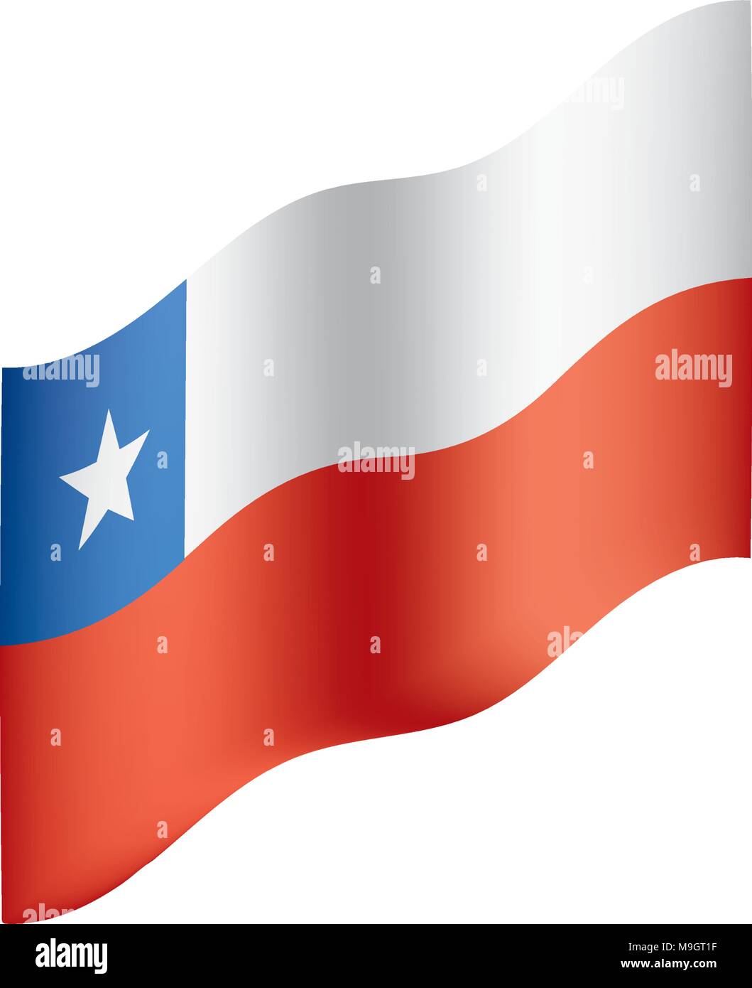 Chile flag, vector illustration Stock Vector Image & Art - Alamy