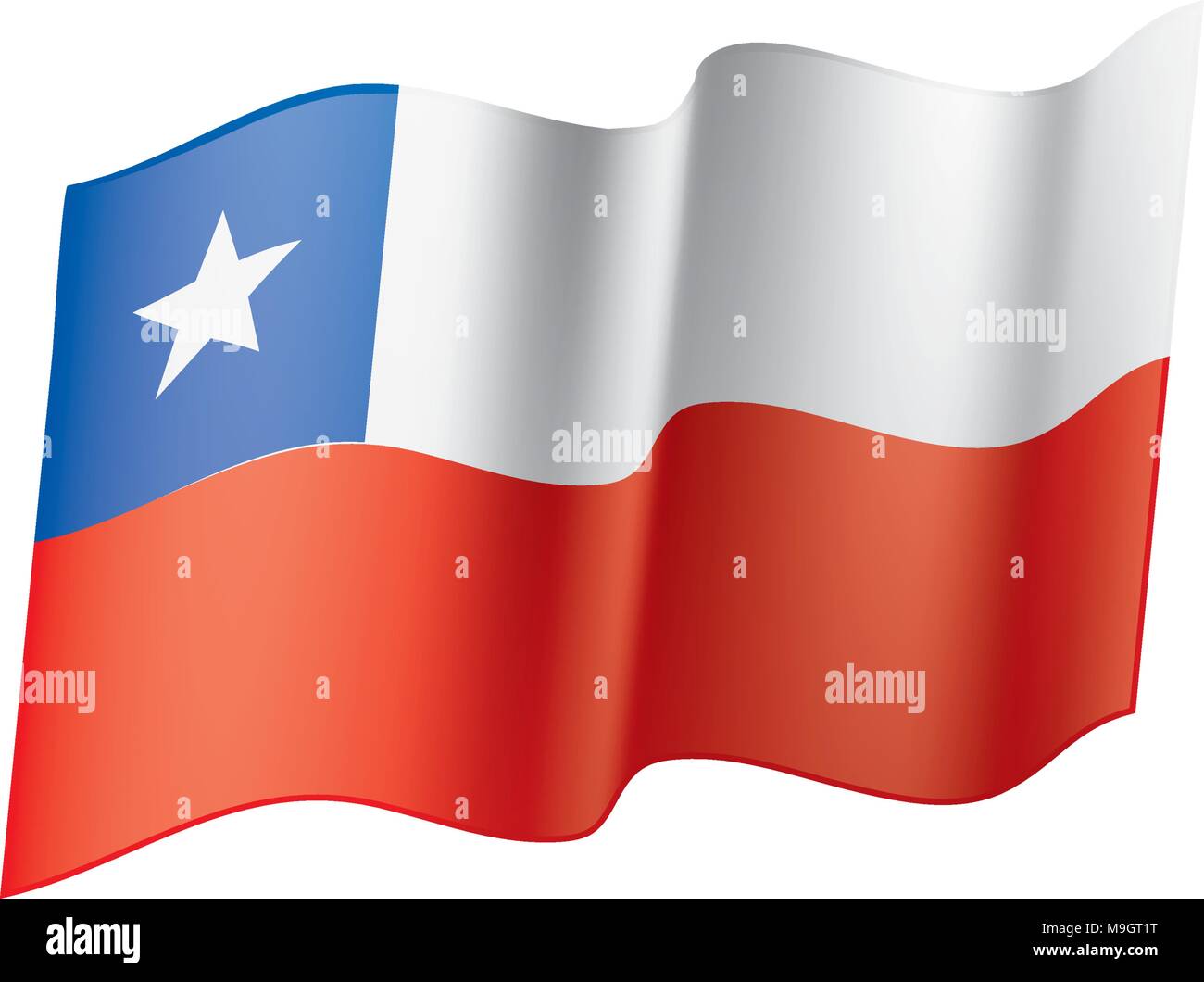 Chile flag, vector illustration Stock Vector Image & Art - Alamy
