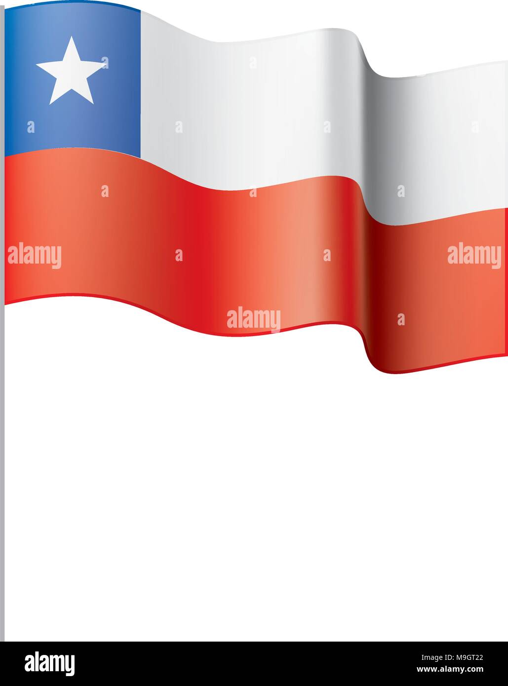 Chile flag, vector illustration Stock Vector Image & Art - Alamy