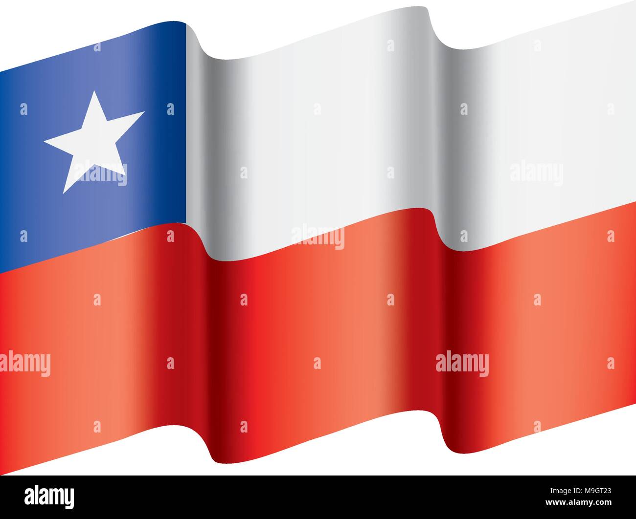 Chile flag, vector illustration Stock Vector Image & Art - Alamy