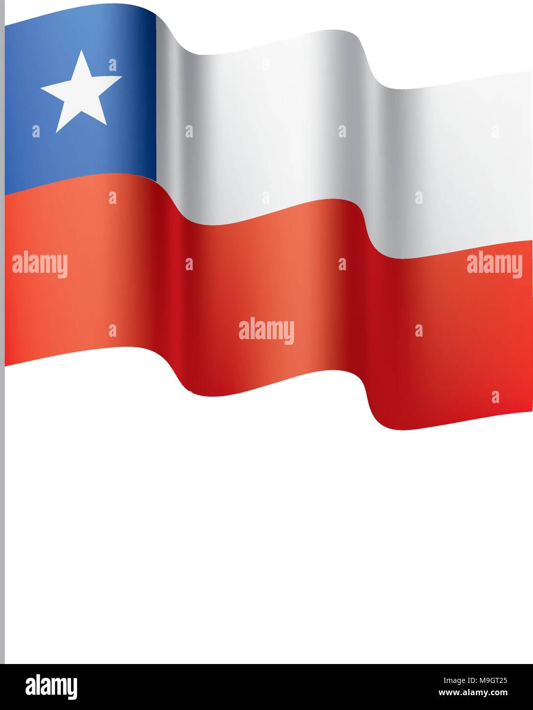 Chile flag, vector illustration Stock Vector Image & Art - Alamy