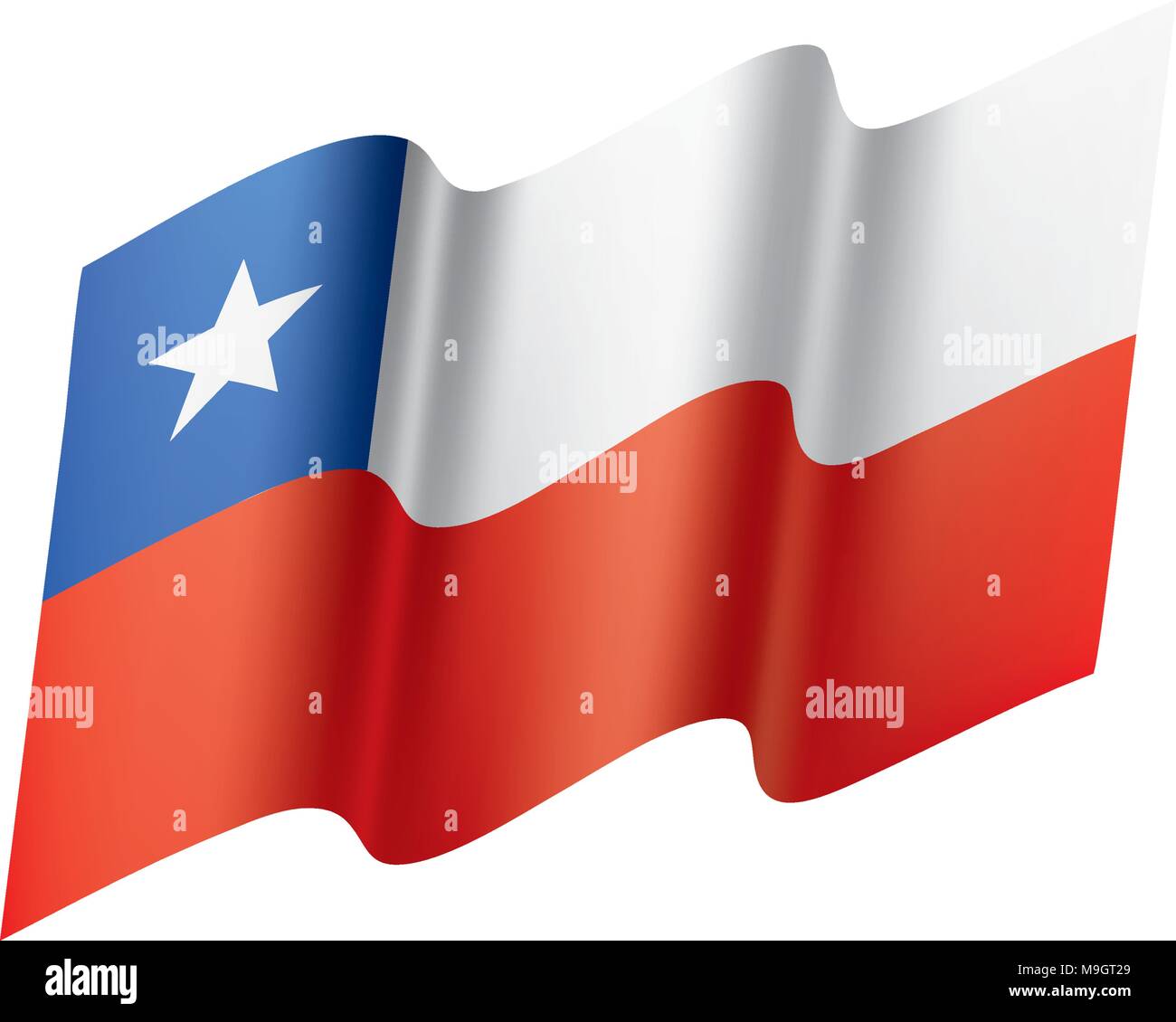 Chile flag, vector illustration Stock Vector Image & Art - Alamy
