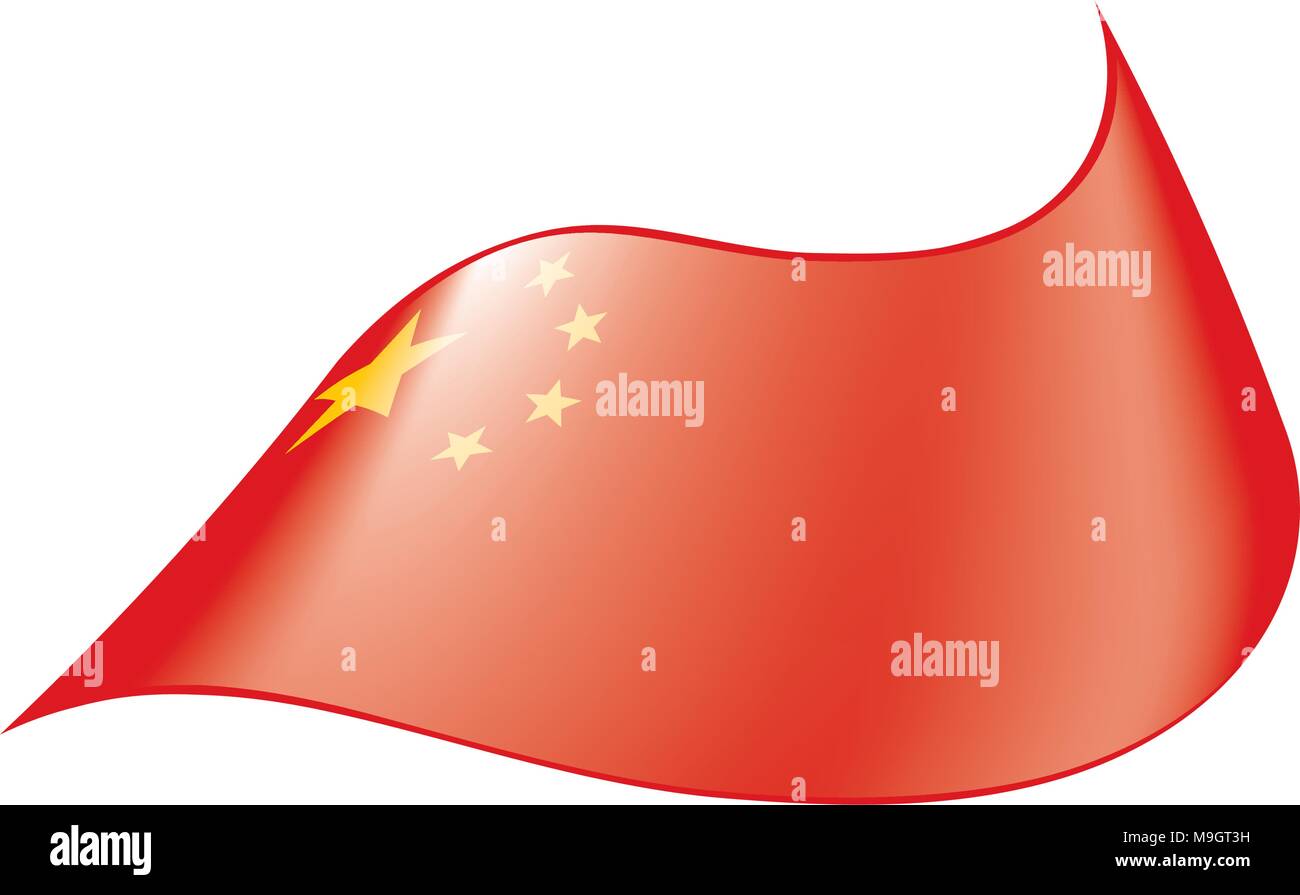 China flag, vector illustration Stock Vector Image & Art - Alamy