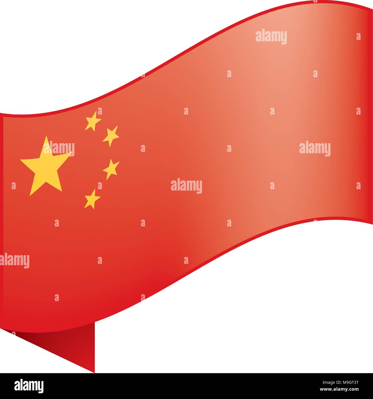 China flag, vector illustration Stock Vector Image & Art - Alamy