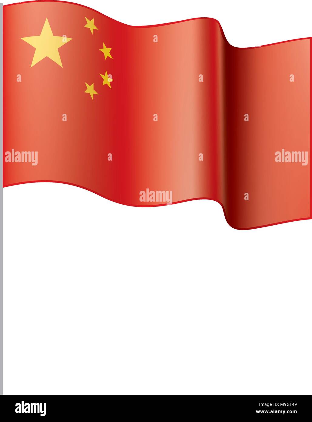 China flag, vector illustration Stock Vector Image & Art - Alamy