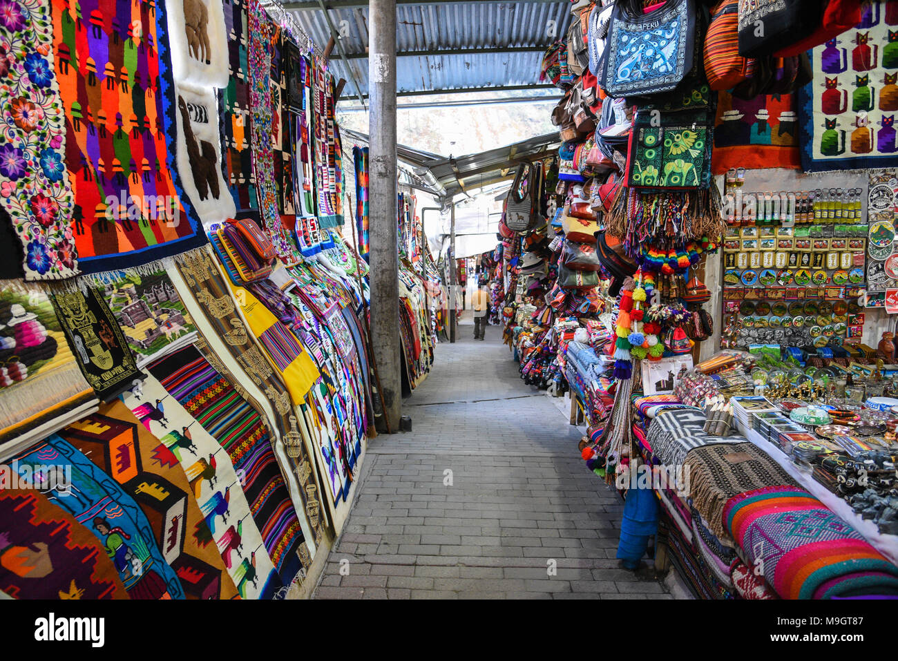 Aguas Calientes City, Machu Picchu Peru Stock Photo - Alamy
