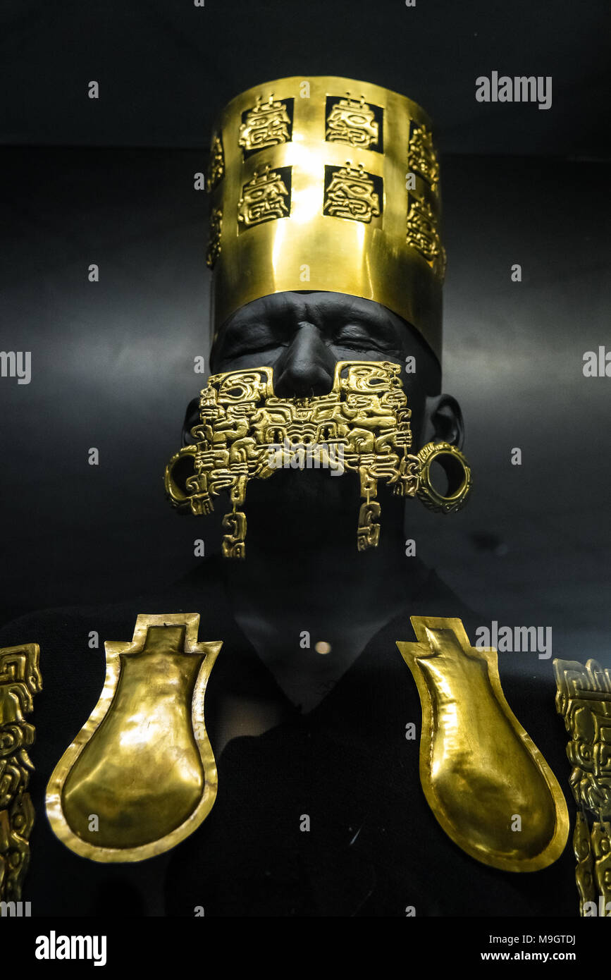 Ancient Peruvian Elite, Priests and Lords Inca Stock Photo - Alamy