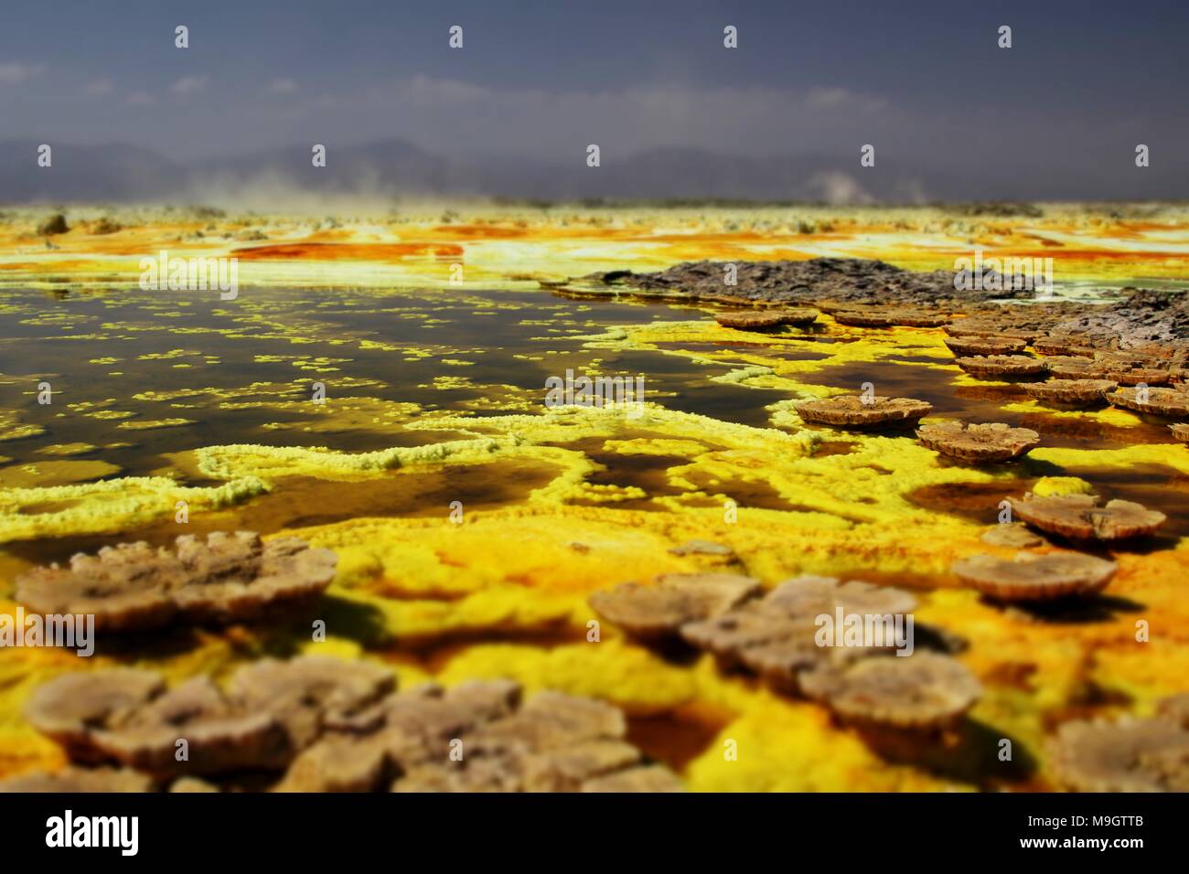 Dallol volcano hi-res stock photography and images - Alamy