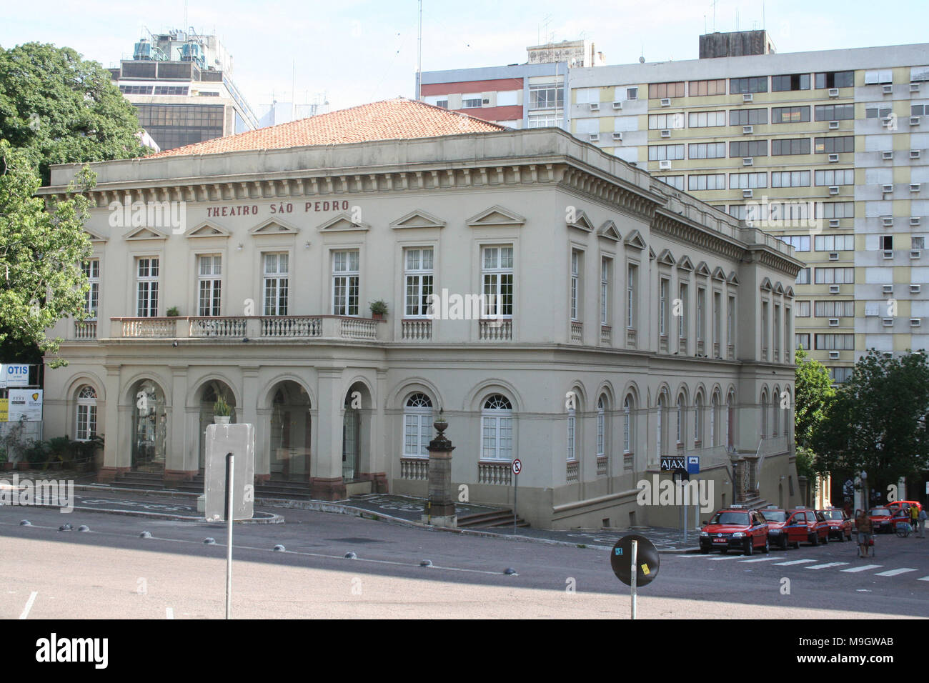 São Pedro theatre, Porto Alegre, Rio Grande do Sul, Brazil Stock Photo ...