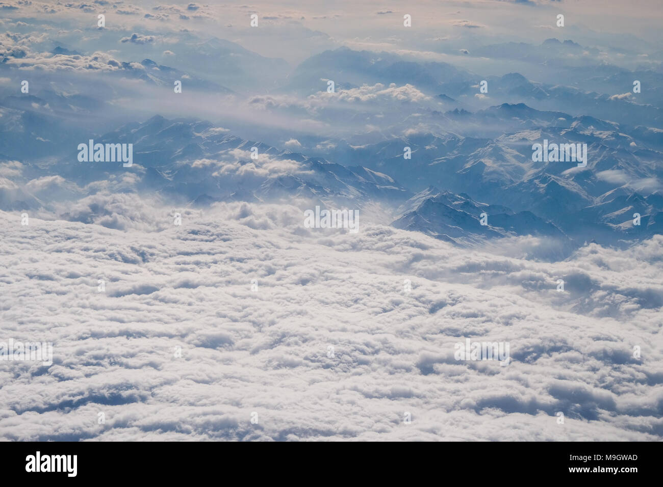Italian alps skyline air hi-res stock photography and images - Alamy