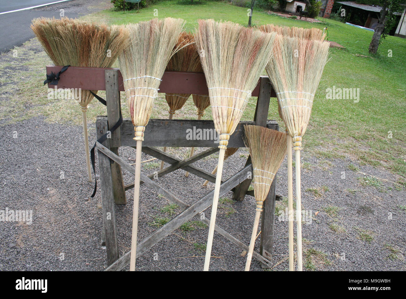 Brooms, Gramado, Rio Grande do Sul, Brazil Stock Photo - Alamy