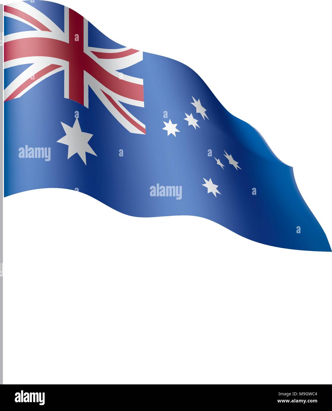 Australia flag, vector illustration Stock Vector Image & Art - Alamy