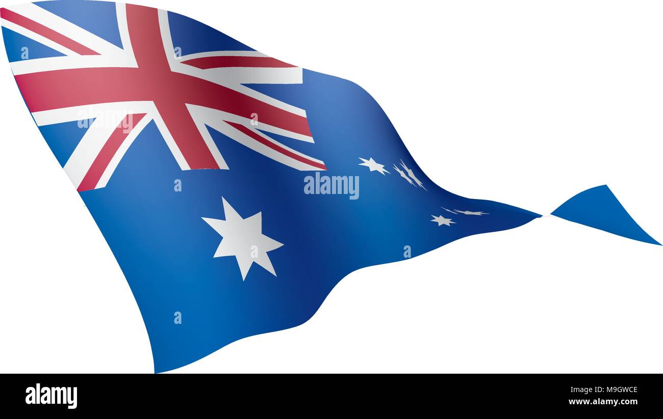 Australia flag, vector illustration Stock Vector Image & Art - Alamy