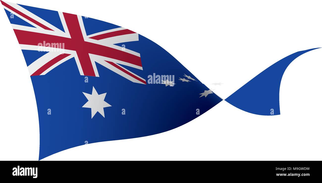 Australia flag, vector illustration Stock Vector Image & Art - Alamy
