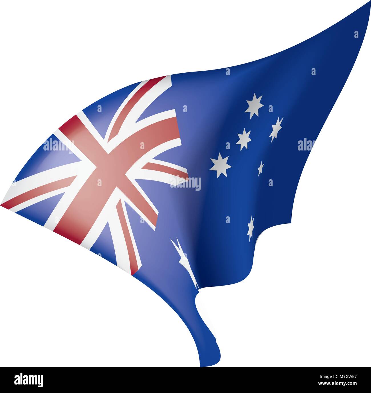 Australia flag, vector illustration Stock Vector Image & Art - Alamy
