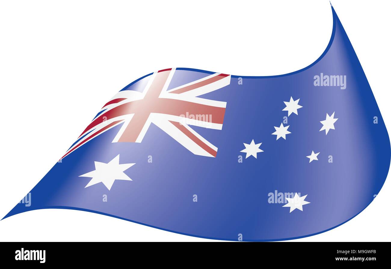 Australia flag, vector illustration Stock Vector Image & Art - Alamy