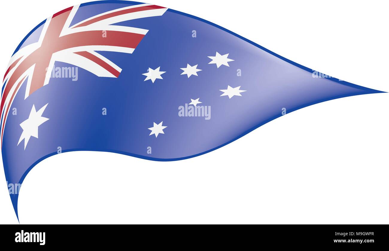Australia flag, vector illustration Stock Vector Image & Art - Alamy