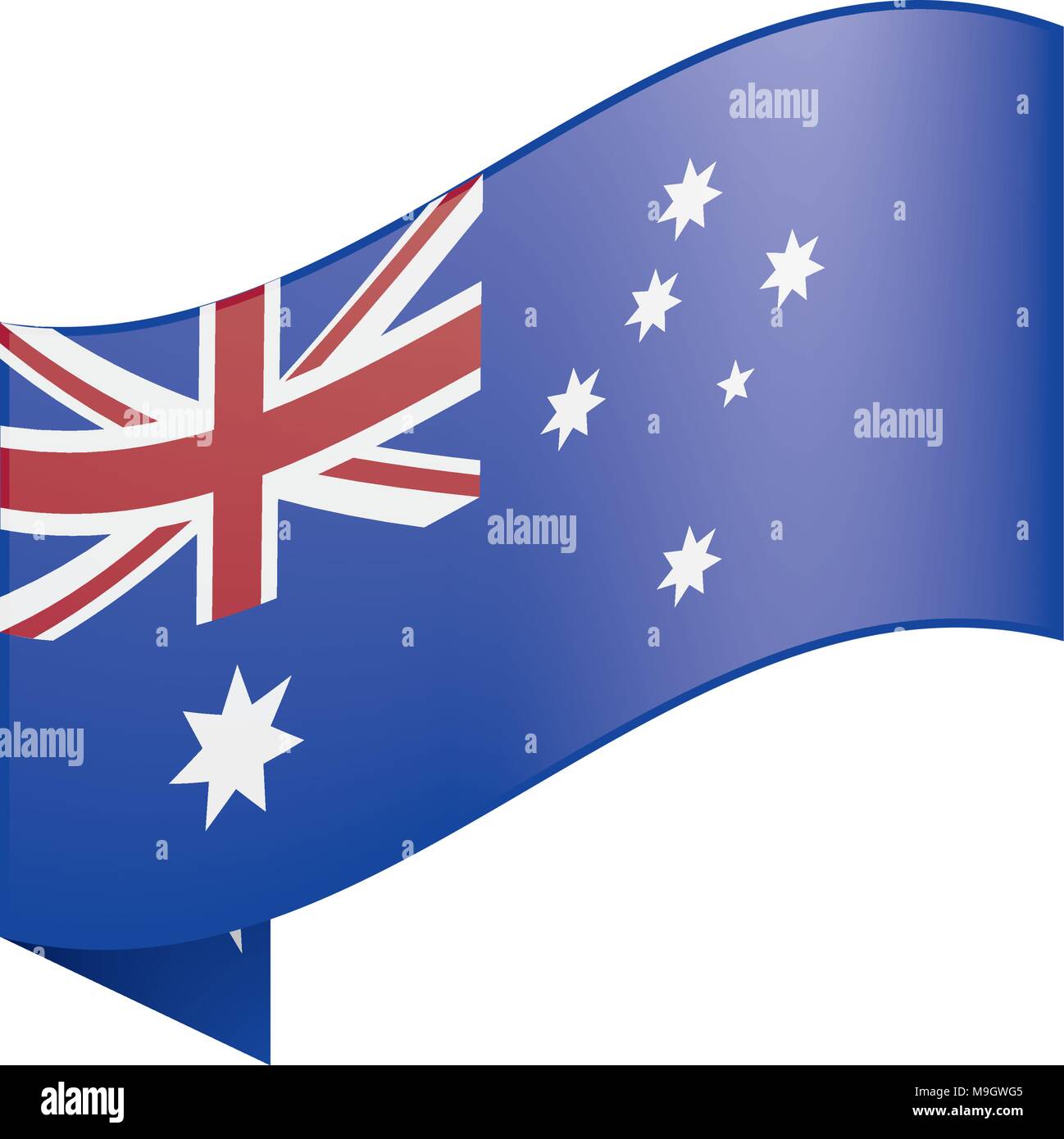 Australia flag, vector illustration Stock Vector Image & Art - Alamy